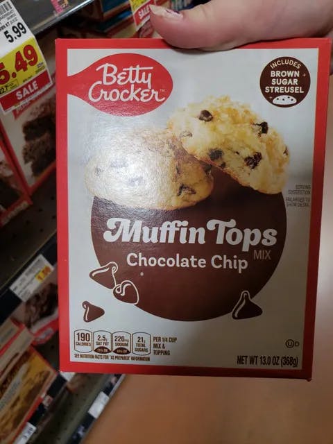 Betty Crocker Muffin Tops Mix Chocolate Chip