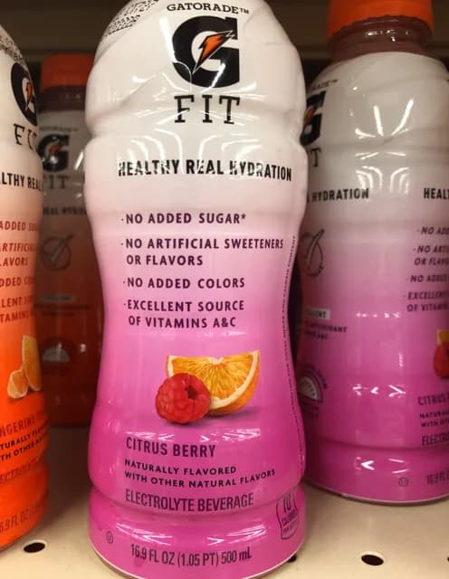 Gatorade Fit Healthy Real Hydration Citrus Berry Electrolyte Beverage
