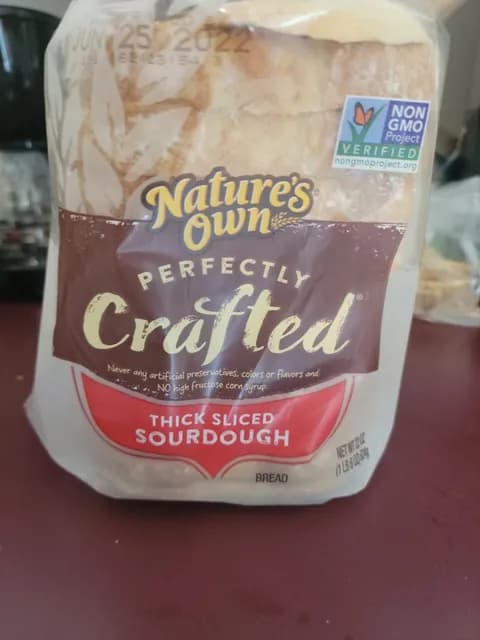 Nature’s Own Perfectly Crafted Thick Sliced Sourdough Bread
