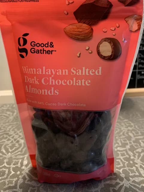 Good & Gather Himalayan Salted Dark Chocolate Almonds