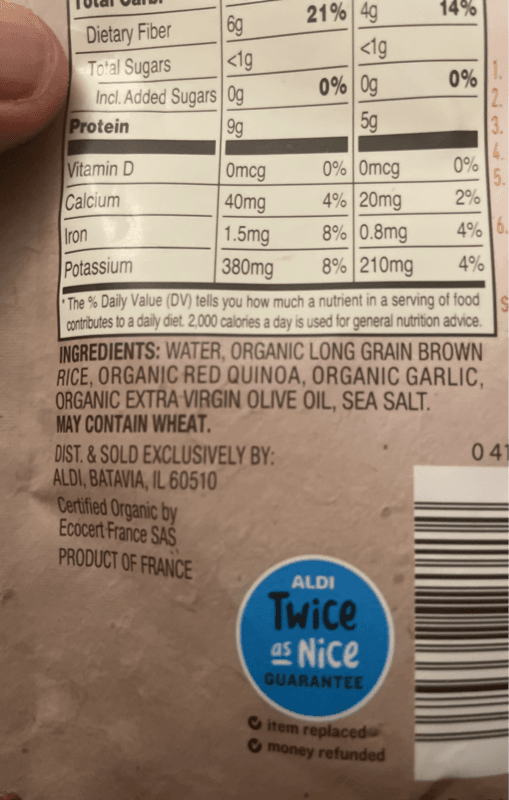 Simply Nature 90 Second Quinoa & Brown Rice