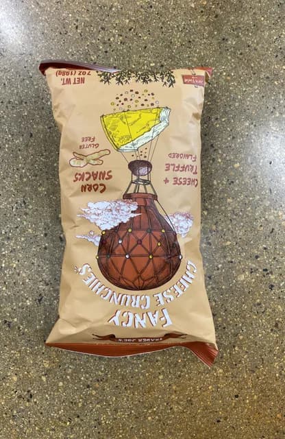 Trader Joe's Fancy Cheese Crunchies Cheese + Truffle Corn Snacks