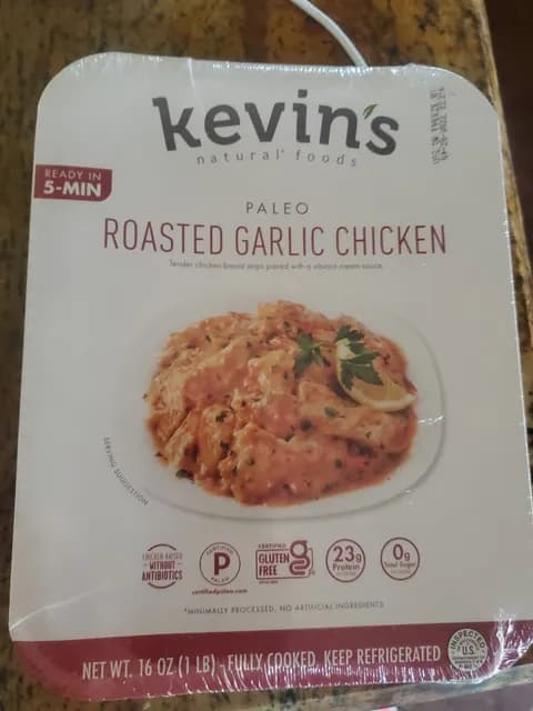 Kevin’s Natural Foods Paleo Roasted Garlic Chicken