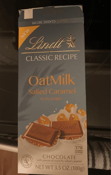 Lindt Oatmilk Salted Caramel Non-dairy Chocolate | Fig App