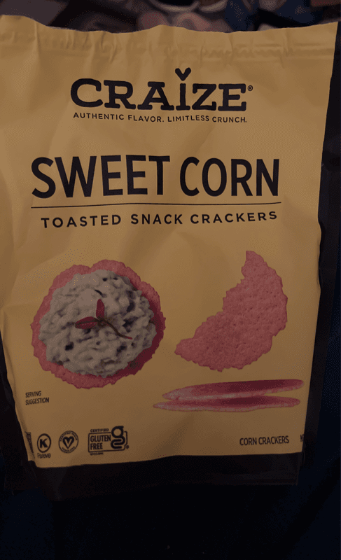 Craize Sweet Corn Toasted Corn Cracker