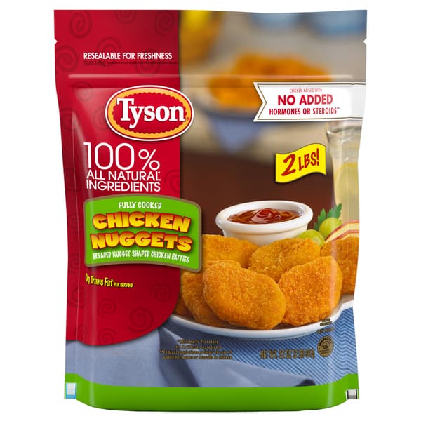Tyson Fully Cooked Breaded Chicken Nuggets