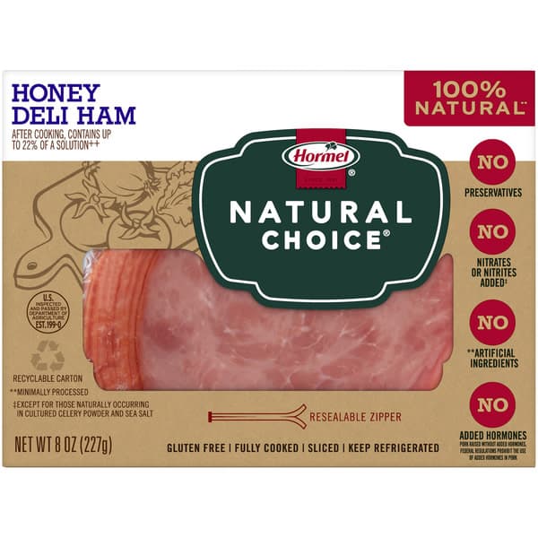 Hormel Natural Choice Ham Deli Honey Sliced