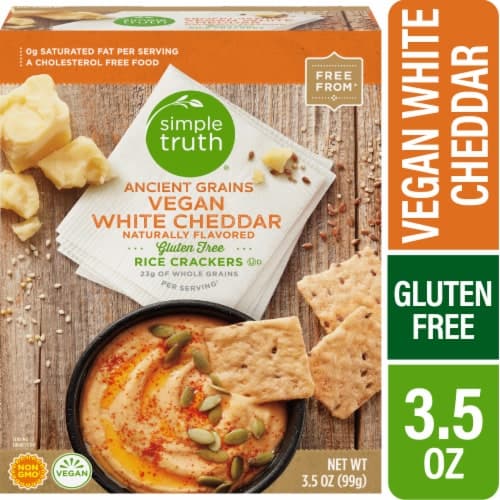 Simple Truth Vegan White Cheddar Rice Crackers