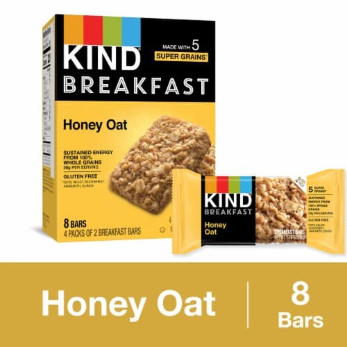 Kind Snacks Honey Oat Breakfast Bar