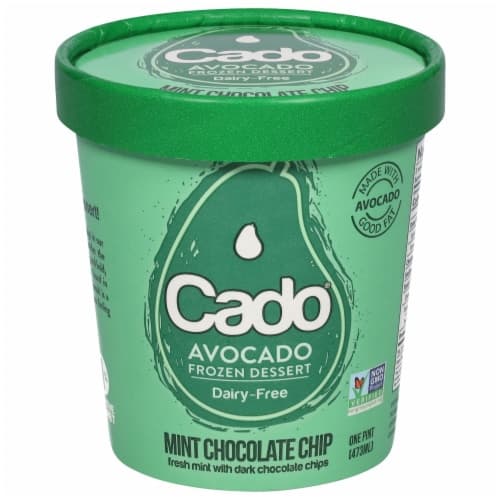 Cado Ice Cream Mint Chocolate Chip Avocado Dessert