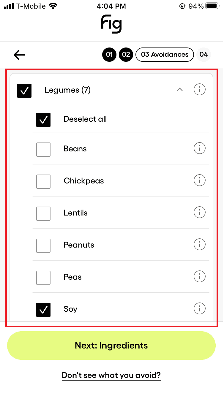 Attention Fig members who avoid soy: please review your Fig profile ...